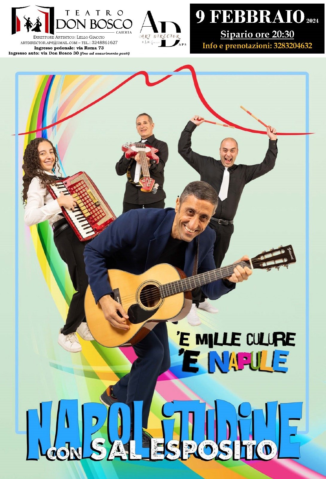 Venerdì 09 febbraio al Don Bosco Sal Esposito e i Napolitudine in “E ...
